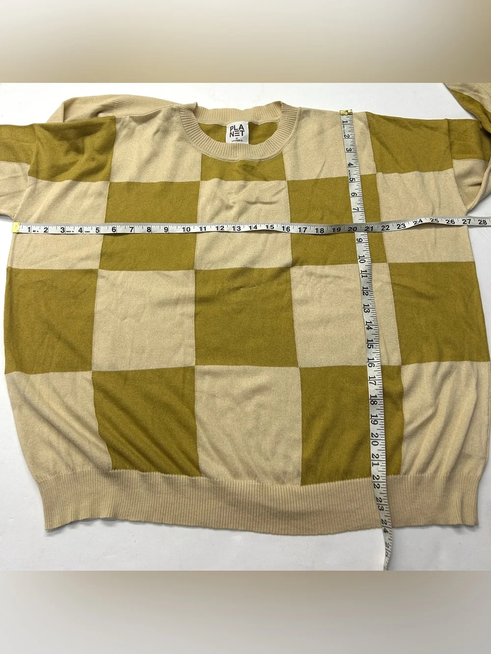 PLANET by Lauren G | Sweaters | Planet By Lauren G Checkerboard ...